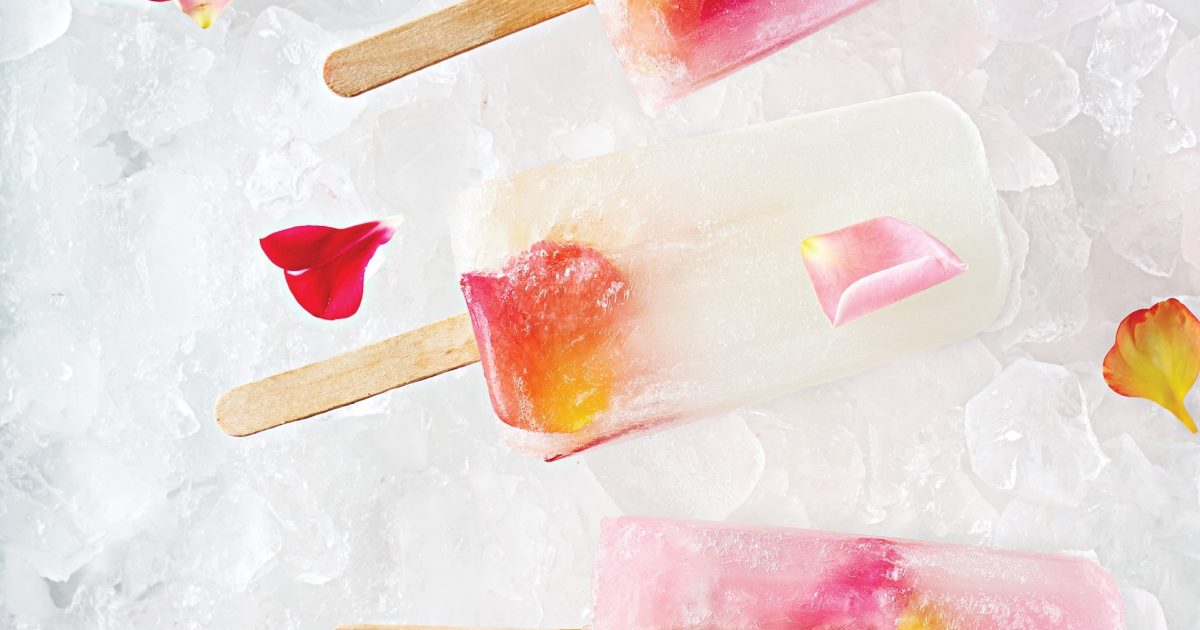 Rose Ice Pops - Life:Beautiful Magazine
