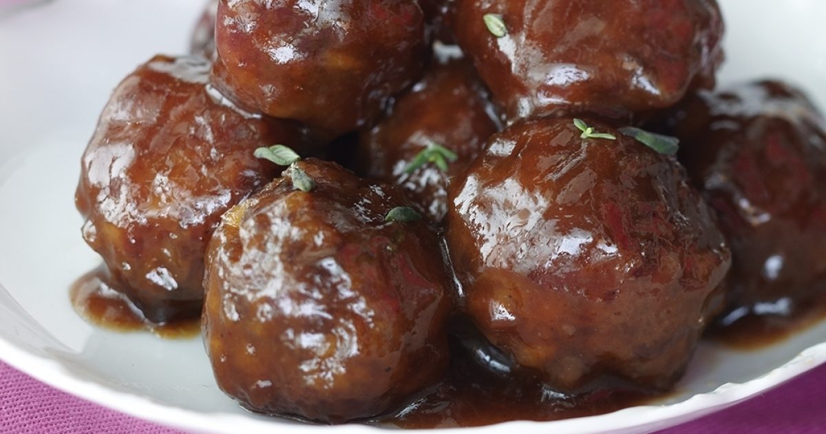 Mini Maple Meatballs Recipe - Life:Beautiful Magazine