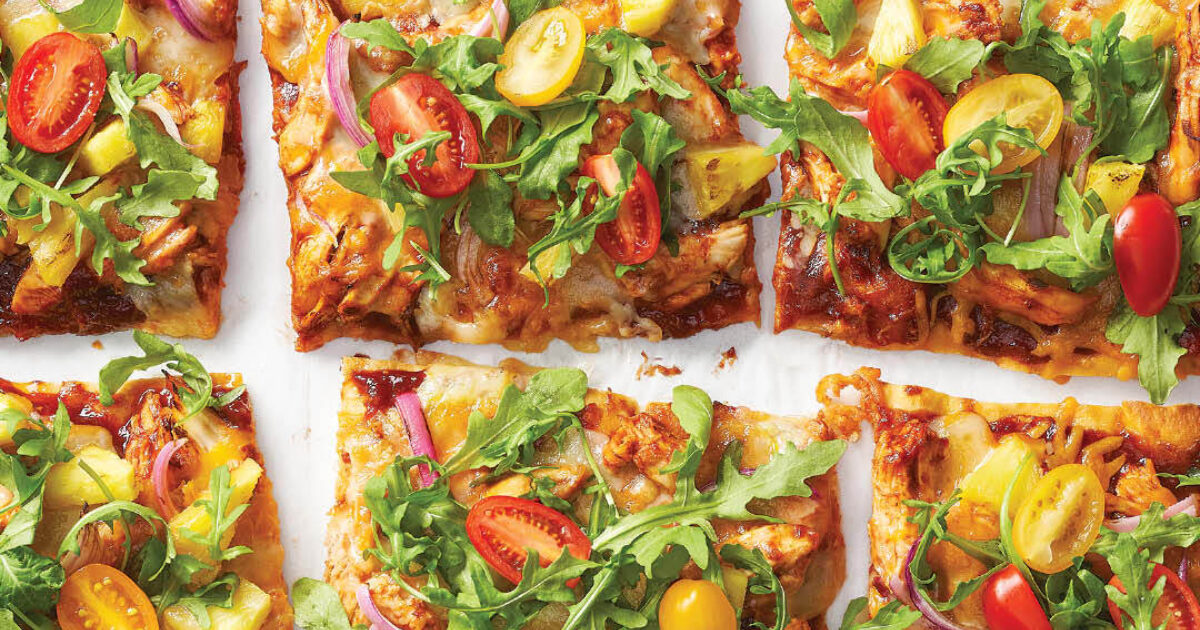Barbecue Chicken Flatbread Recipe - Life:Beautiful Magazine