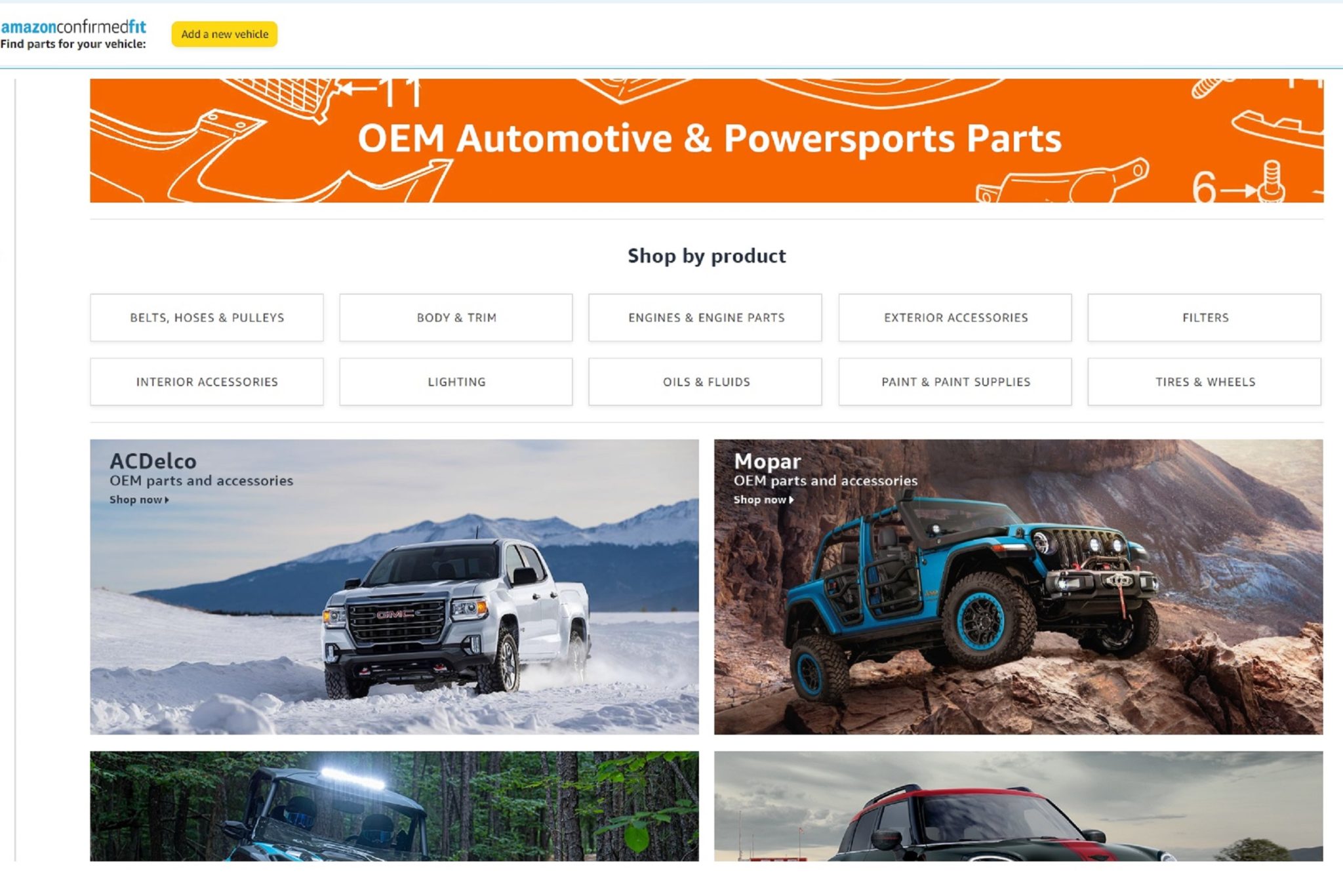 Skip the Dealership: Amazon Launches OEM Auto Parts Store | GearJunkie