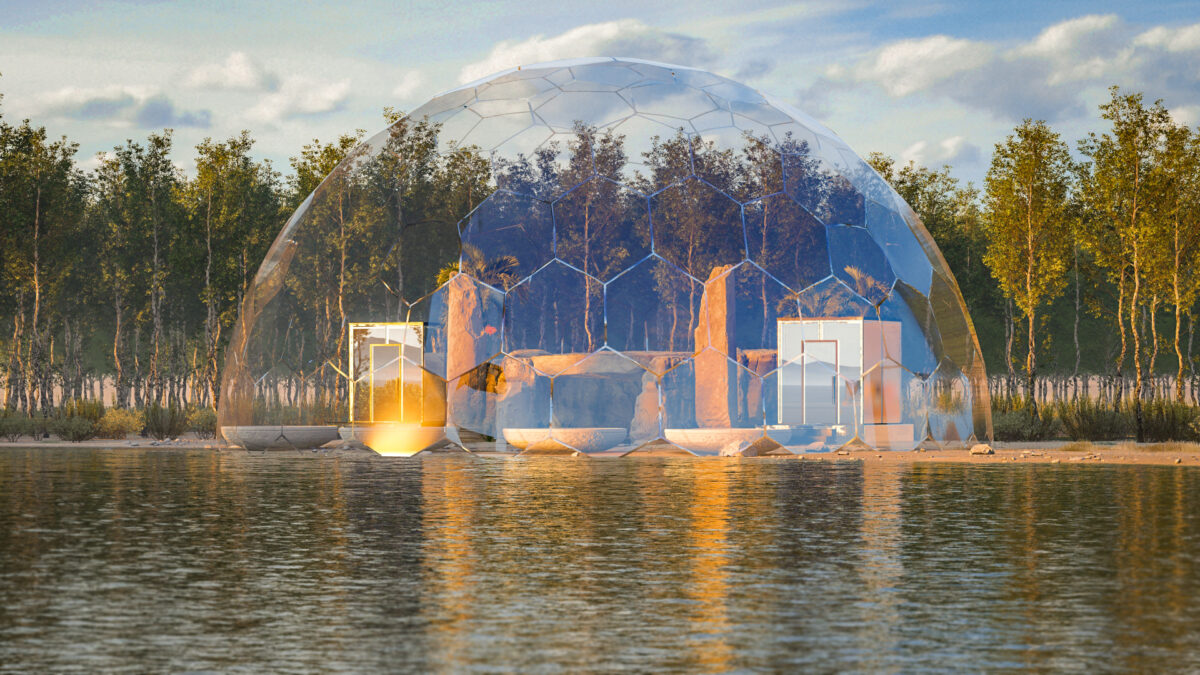 'OutpostX': Sci-Fi Glamping Getaway Breaks Ground