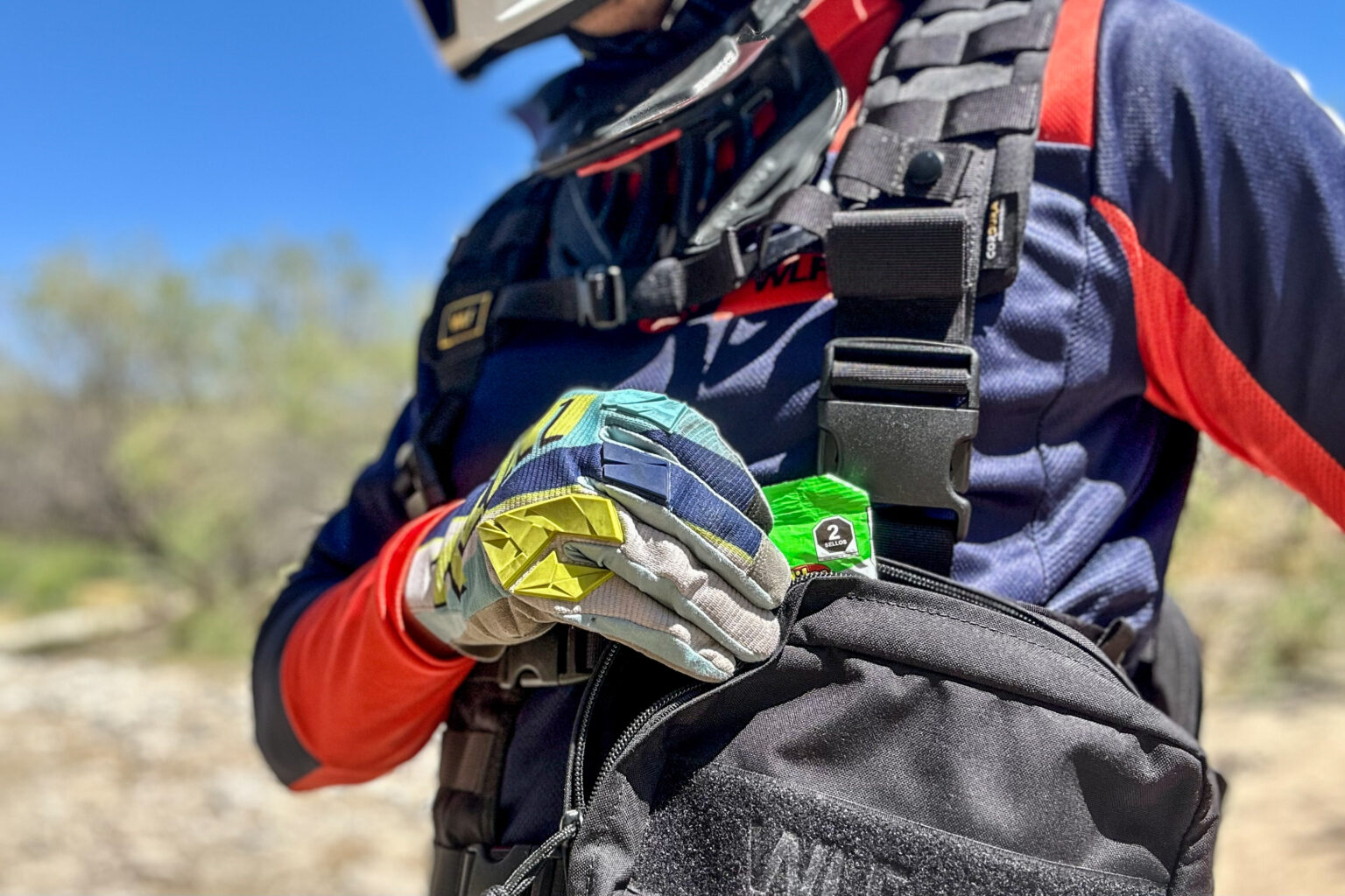 WLF Enduro Pack Vest Review: On Body Modular Moto Storage Solution ...