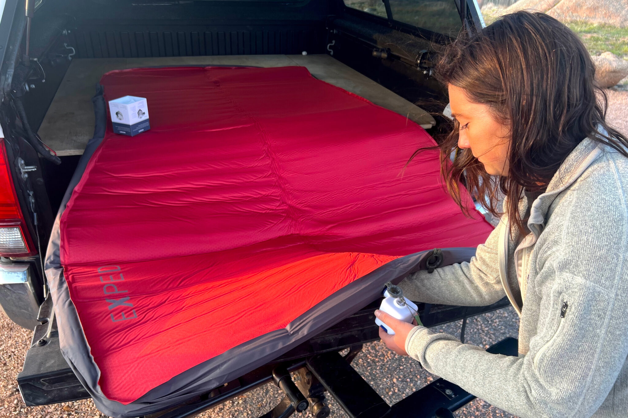 EXPED MegaMat Auto Review: Comfy Car Camping Sleeping Pad