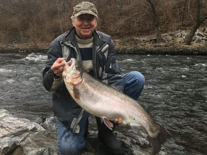 Retiree Reels In Record Rainbow Trout for Maryland
