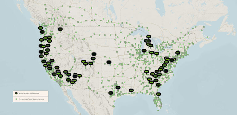 Rivian Owners Can Now Access Tesla Supercharger Network, Adapters ...