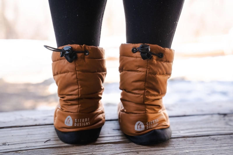 Sierra Designs Down Booties Review | Tested by GearJunkie