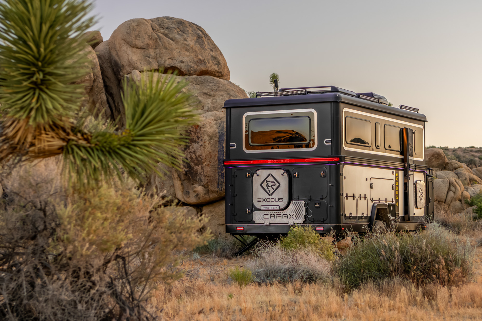 Exodus Rigs Capax: Garageable, Off-Grid-Capable Travel Trailer