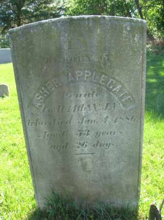 APPLEGATE, ASHER - Monmouth County, New Jersey | ASHER APPLEGATE - New Jersey Gravestone Photos