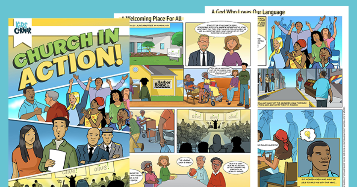 Church in Action Comic Book | Kids Corner