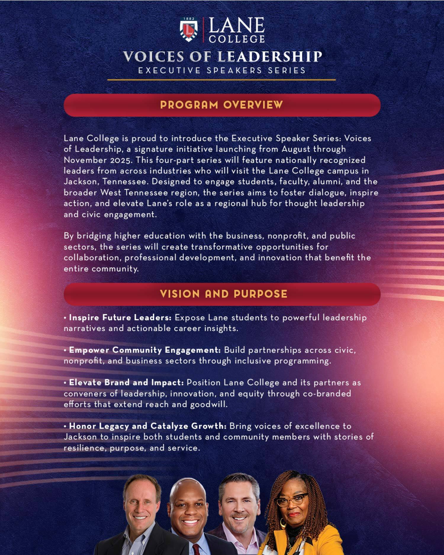 Lane College | Sponsorship and Table Information