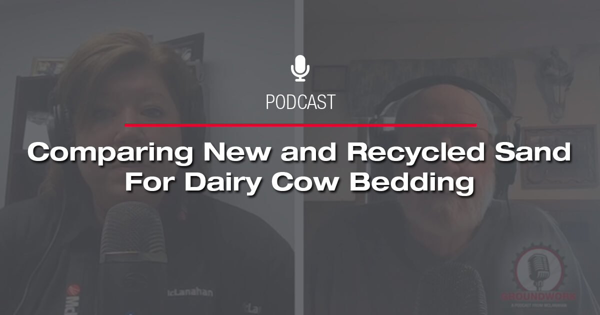 Comparing New And Recycled Sand For Dairy Cow Bedding | McLanahan