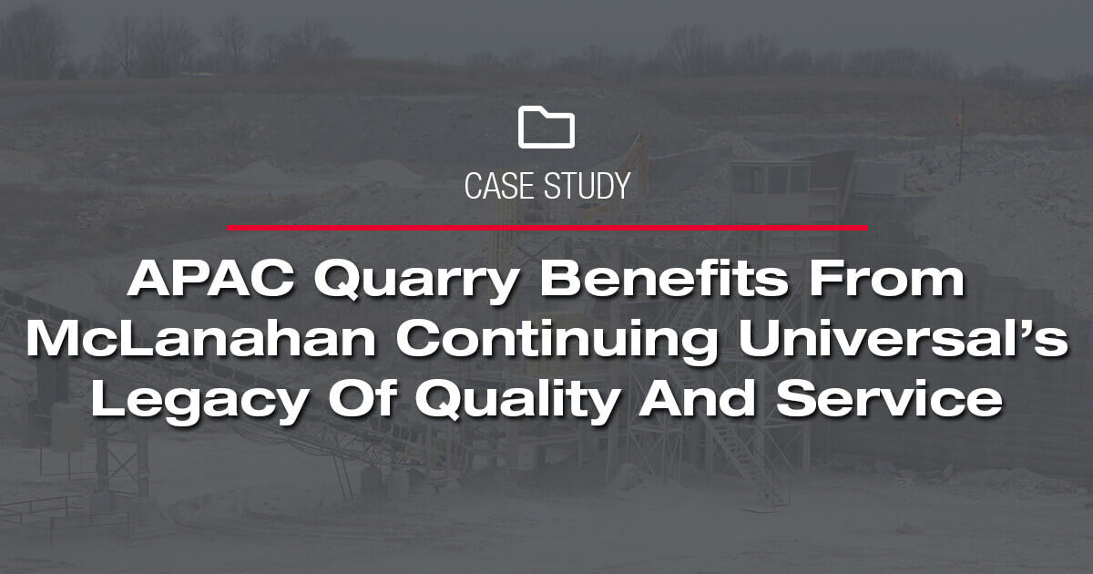 APAC Quarry Case Study On Crushing with MaxCap 600 | McLanahan