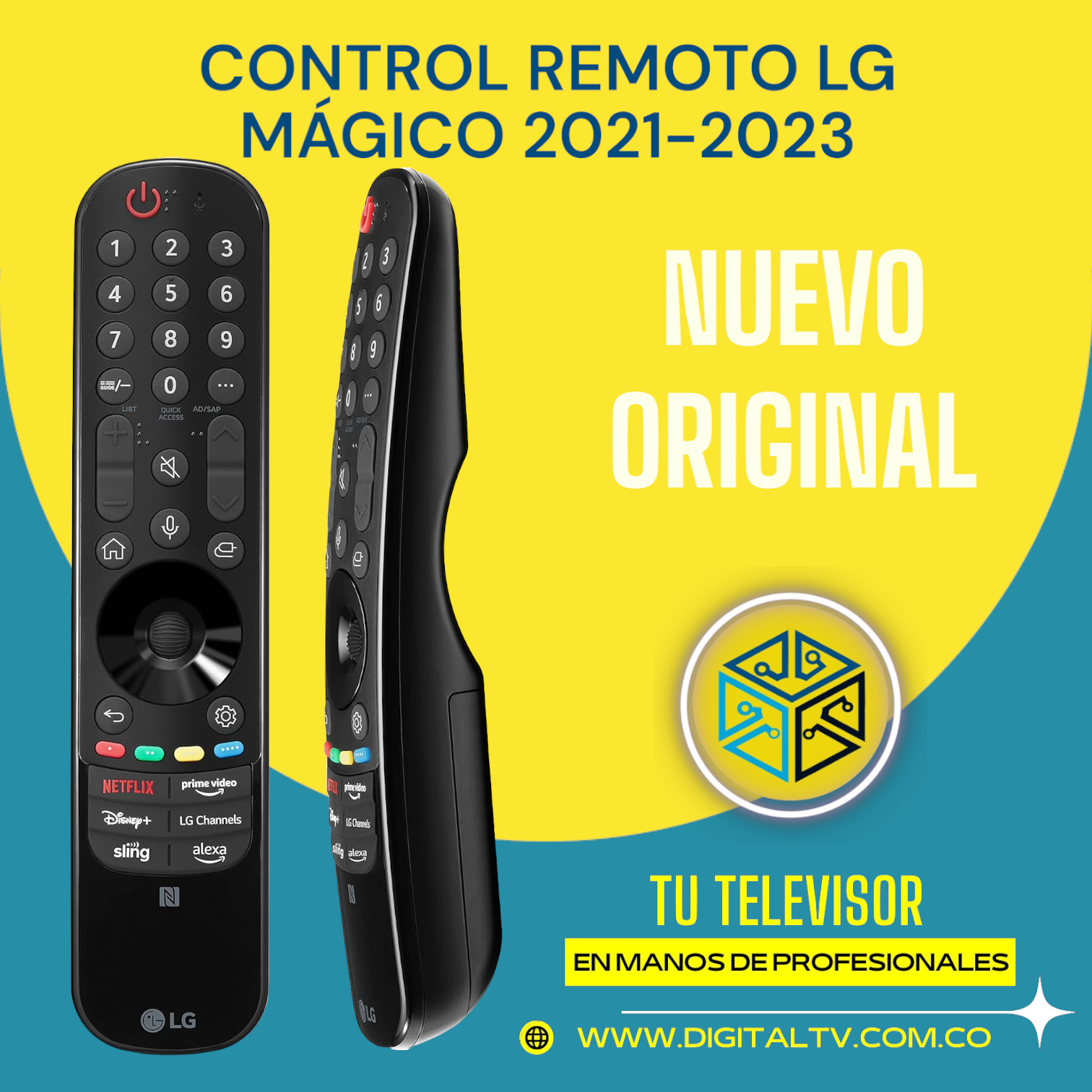 Digital Tv Technology - CONTROL REMOTO LG SMART TV MAGIC 2023