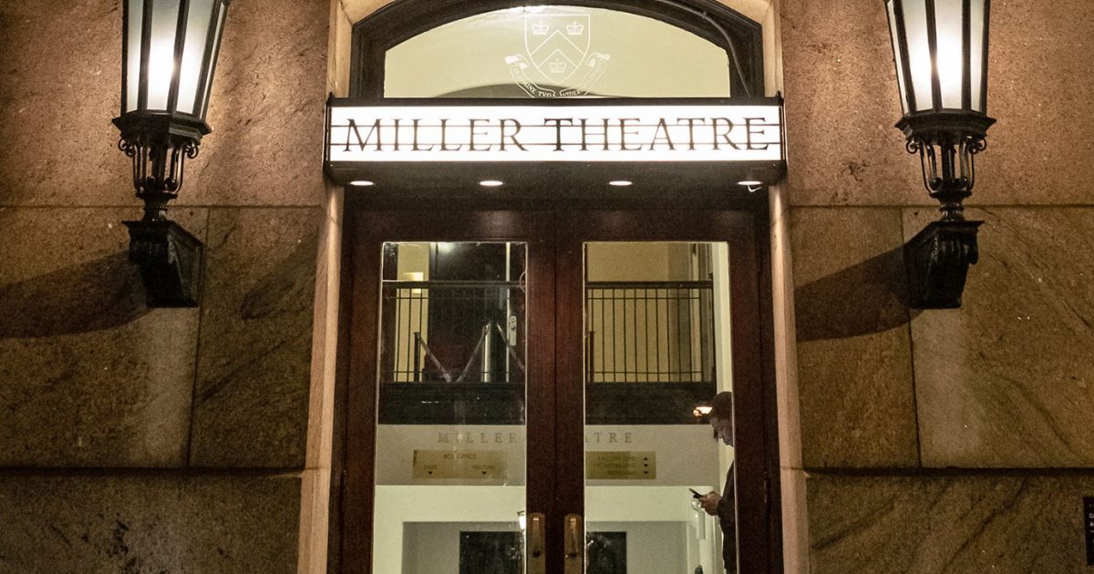 Miller Theatre at Columbia University | Home Page Miller Theatre at Columbia University | Home Page