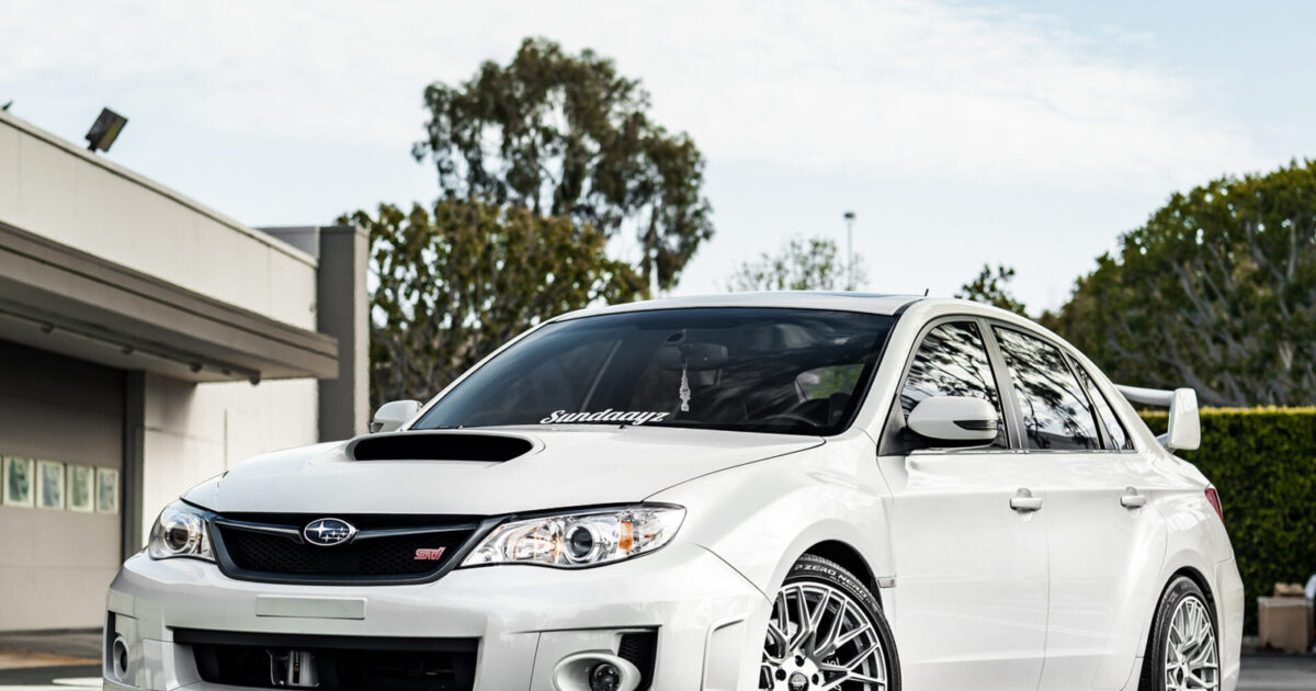 Subaru White Wheels