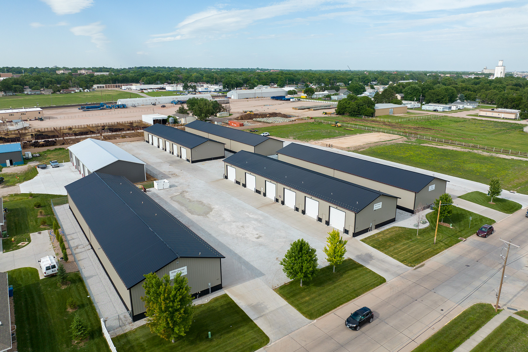 Commercial Metal Storage Buildings High Quality Steel Sheds In NZ