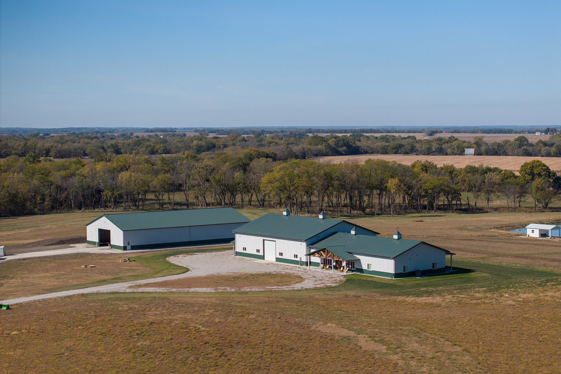 Steel Building Ranch Home