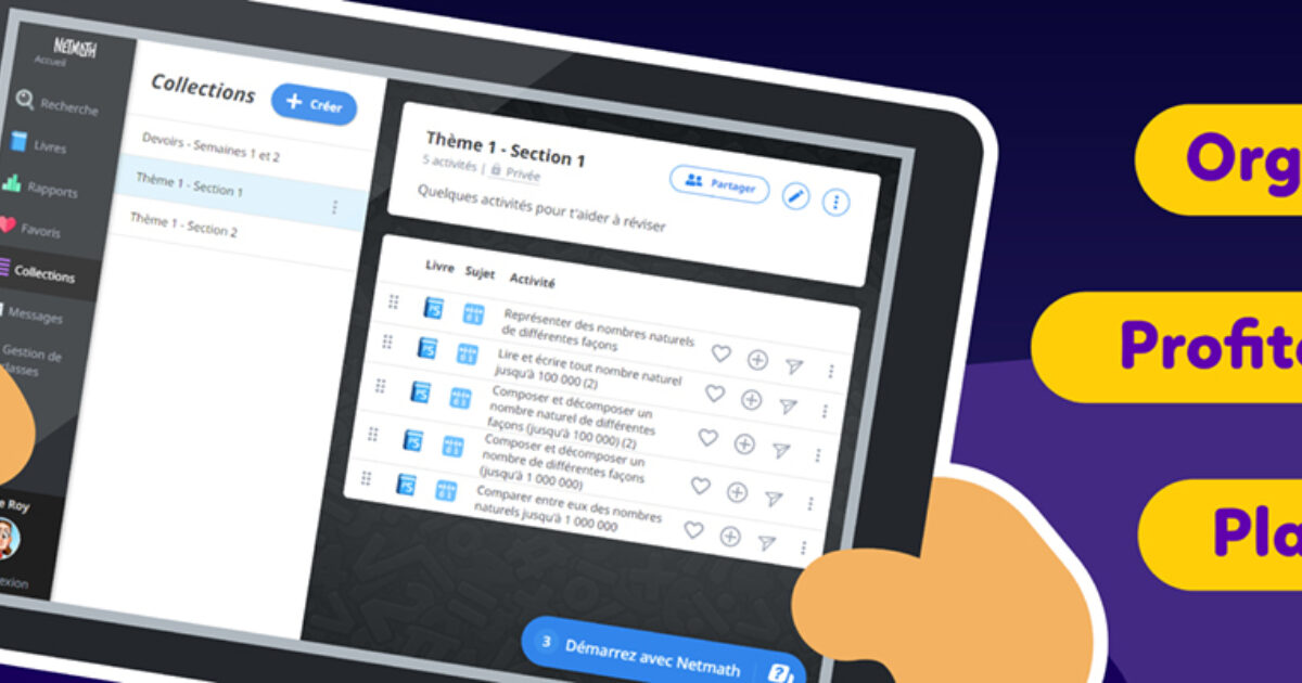 Netmath | Comment gagner du temps en utilisant les collections?