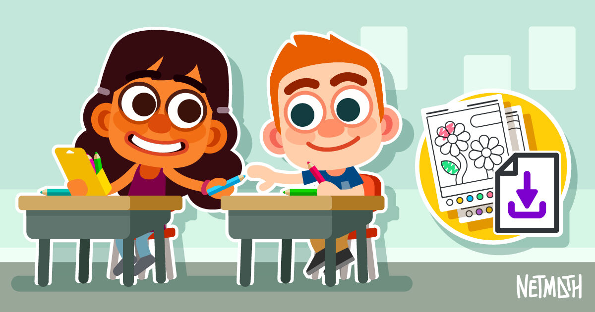 Netmath | Les maths en couleurs - image à colorier gratuite (1re à 4e…