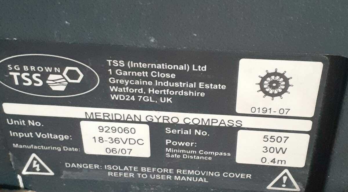 Meridian Standard Gyro Compass for Sale | Marine - Dockstr