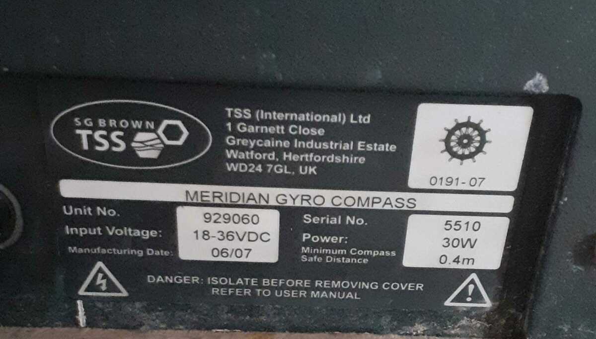 Meridian Standard Gyro Compass for Sale | Marine - Dockstr