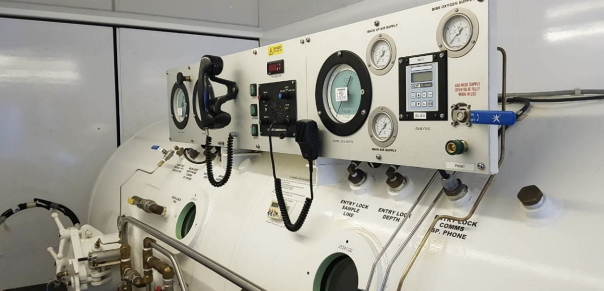 20ft ISO 54” Containerised chamber for Sale | Diving - Dockstr