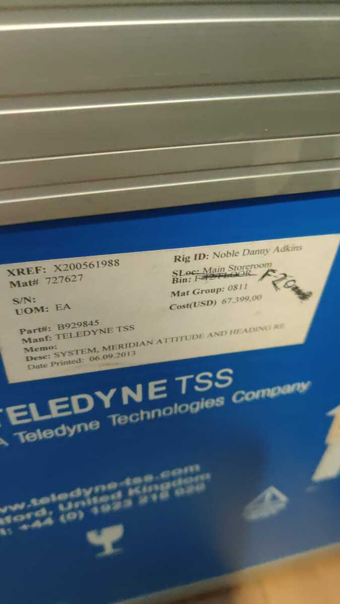 TSS Meridian Attitude & Heading Reference System | Marine - Dockstr