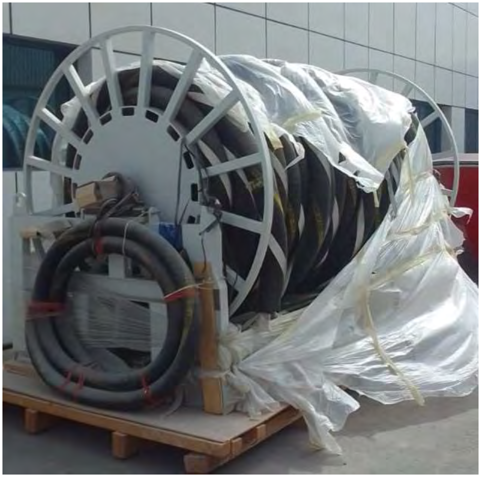 220m Inline Bunkering Hose Reel for Sale | Marine - Dockstr