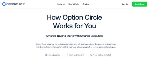 Option Circle - How It Works: From Strategy to Execution