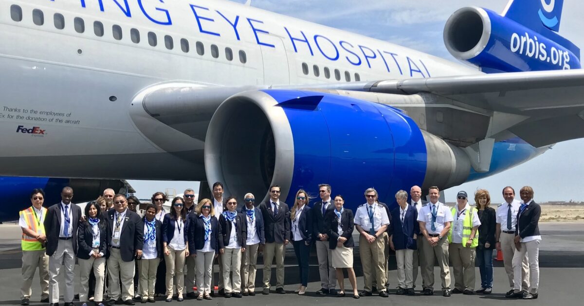 Teamwork helps our Flying Eye Hospital take to the skies | Orbis