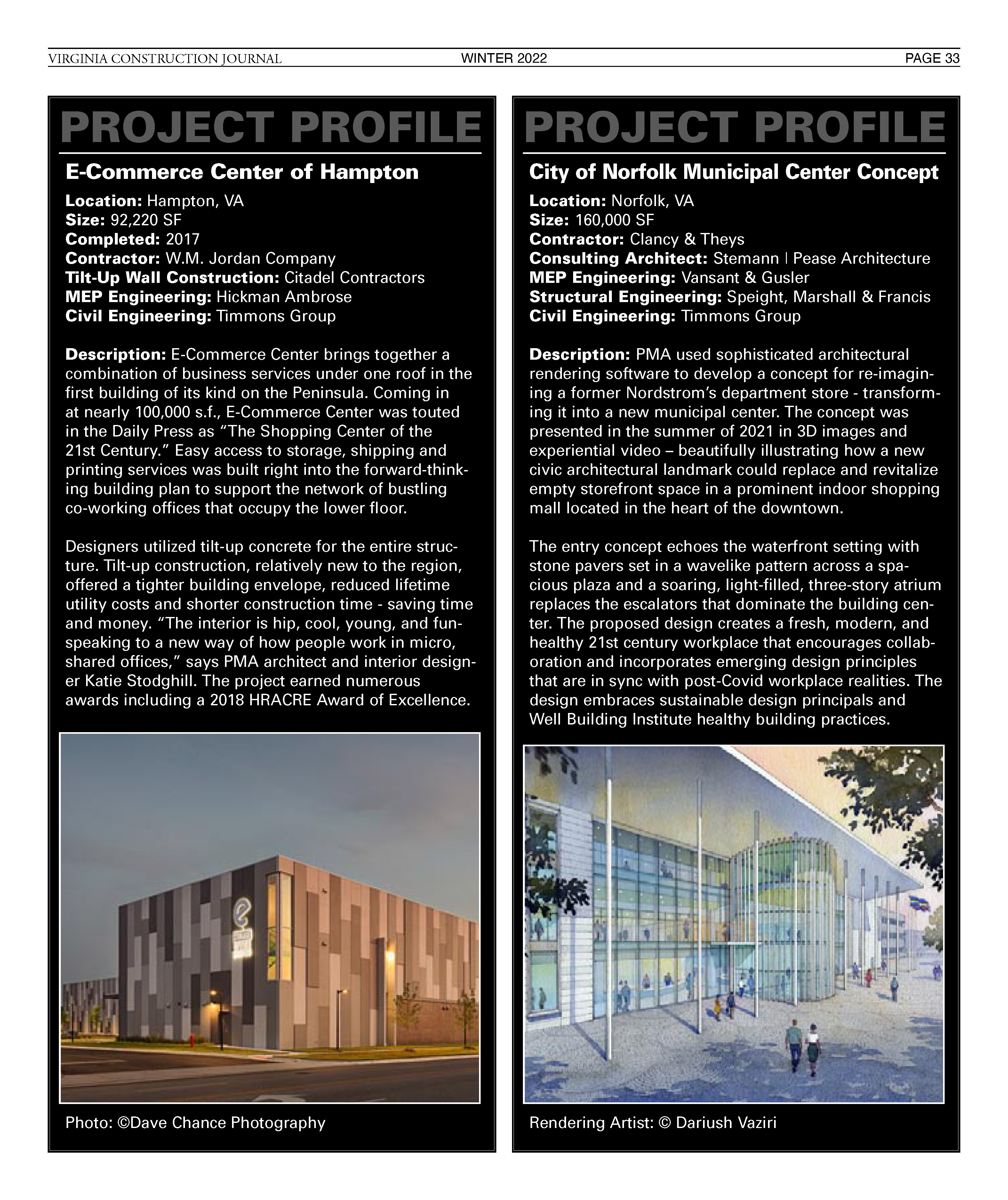 Virginia Construction Journal Features PMA Architecture | PMA Architecture