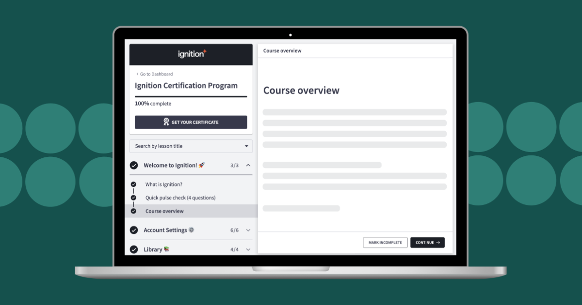 Ignition launches Continuing Professional Development… | Ignition