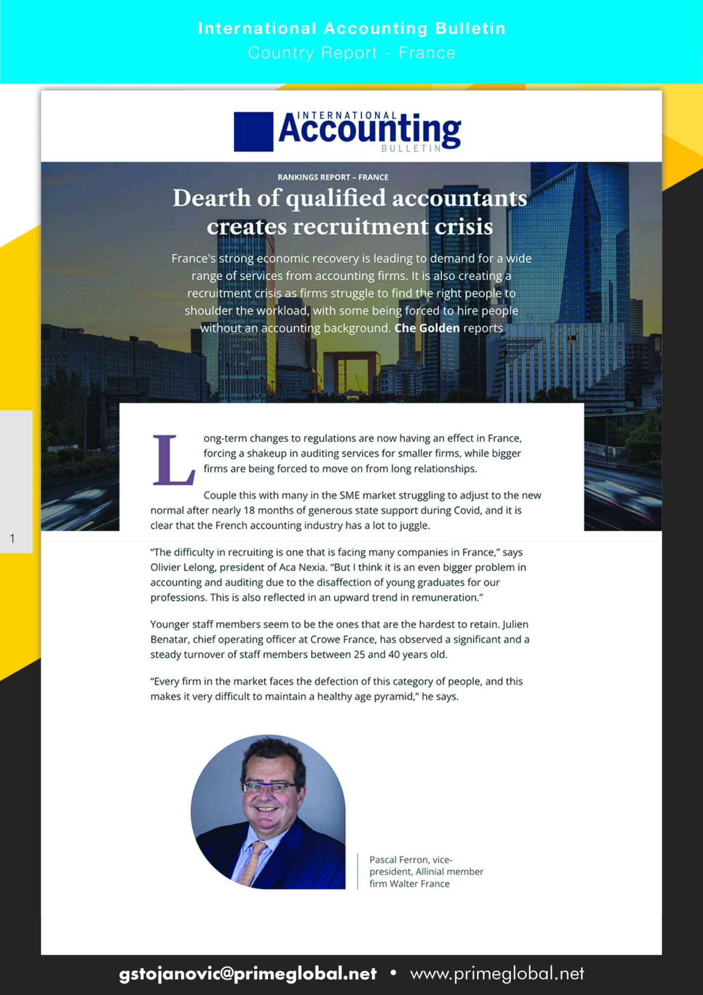 PrimeGlobal | France Country Report