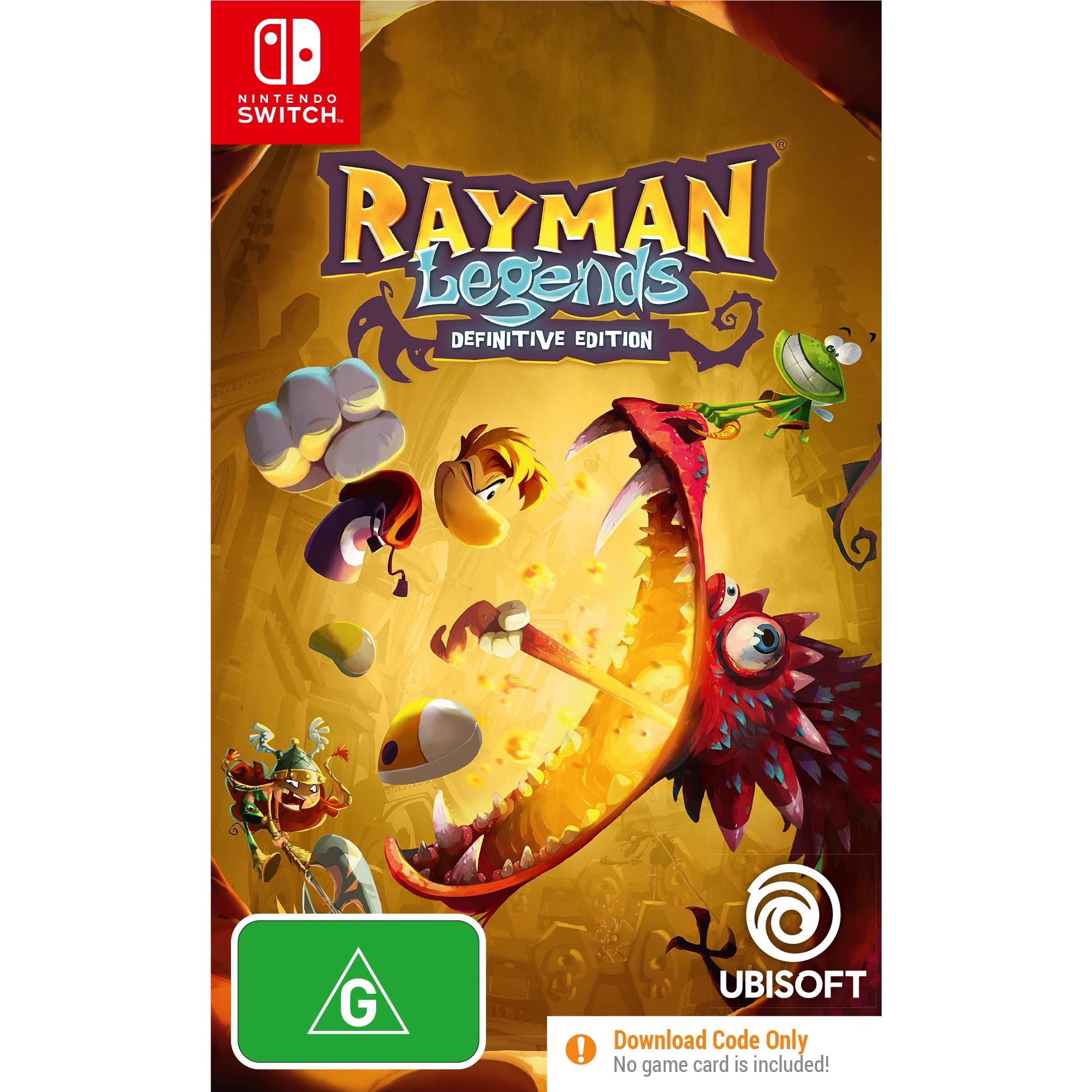 Rayman Legends Definitive Edition Code in Box JB Hi Fi NZ