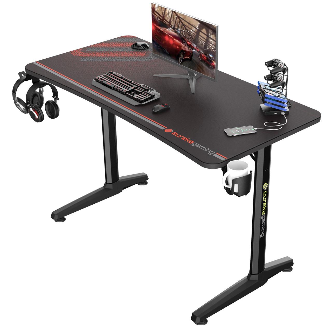 Eureka Ergonomic GIP P47 Gaming Desk Black JB Hi Fi