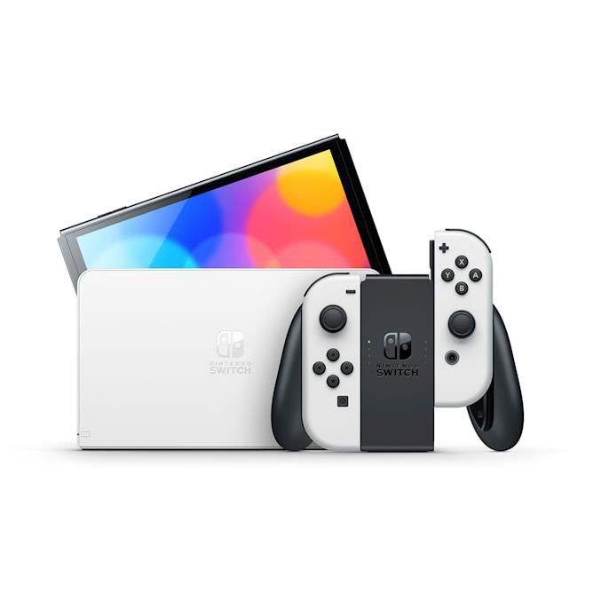 Nintendo Switch OLED Model White Mario Kart 8 Deluxe NSO 12 Months Hardware Bundle