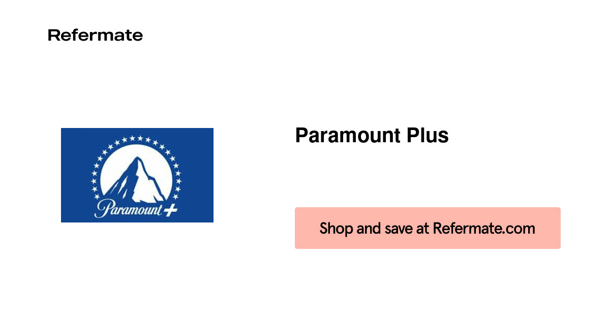 90 Off Paramount Plus Coupons Promo Codes October 2022 Refermate 90 Off Paramount Plus Coupons Promo Codes October 2022 Refermate