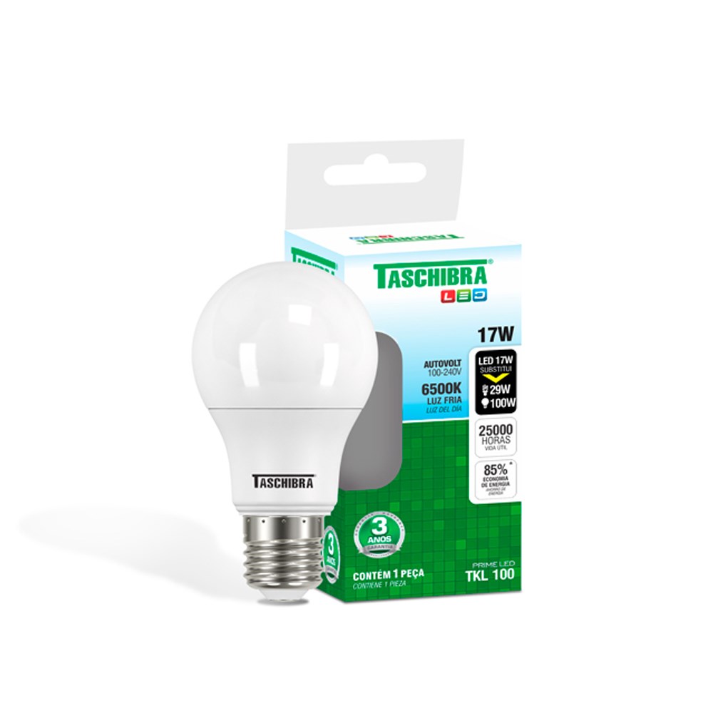 matcon.casa | Lâmpada LED Bulbo Taschibra 17W 6500K Bivolt E27 11080281