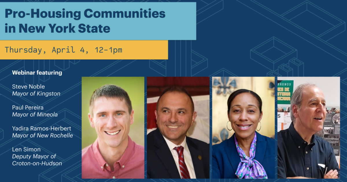 RPA | Pro-Housing Communities in New York State