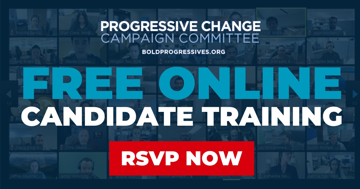 PCCC Online Candidate Trainings 2024 | Progressive Change Campaign Committee (PCCC)