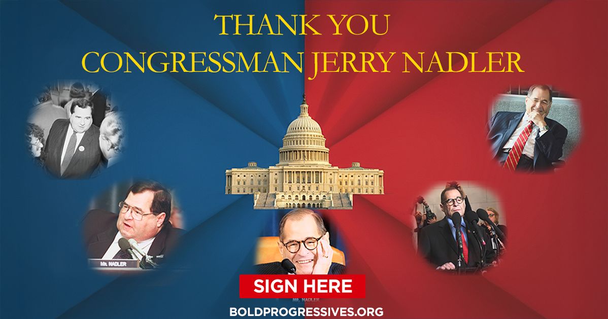 Sign the thank-you card for Jerry Nadler. | Progressive Change Campaign ...