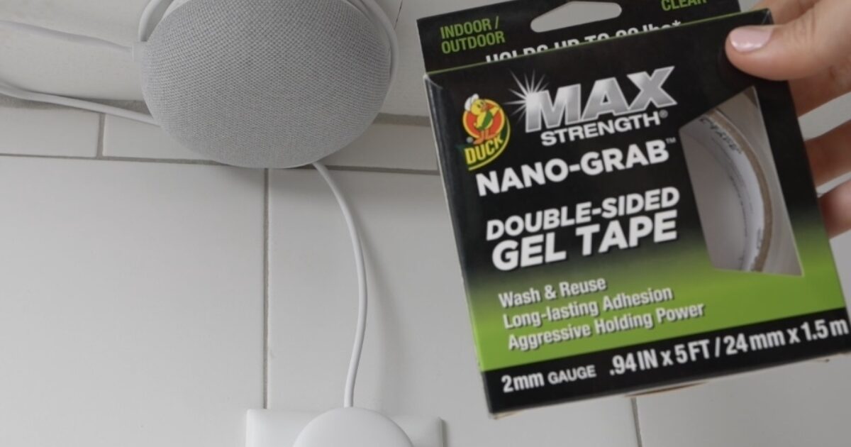 Smart Speaker Mounting Hack with Duck Max Strength®… | Duck Brand