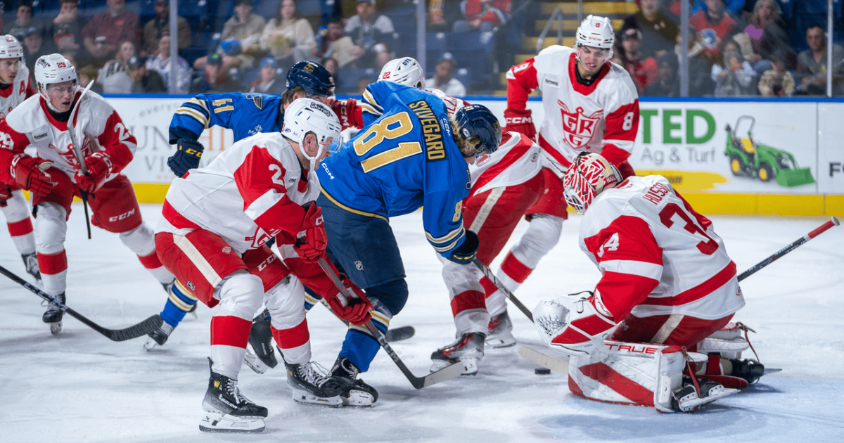 Springfield Thunderbirds | Cossa, Griffins Grind Out Win Over T-Birds