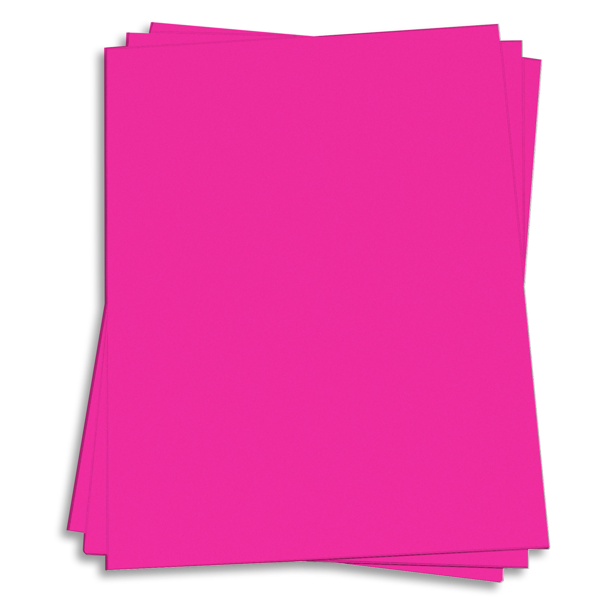 Hot Pink 8.5x11 Cardstock Paper for Printer, Fireball Fuchsia