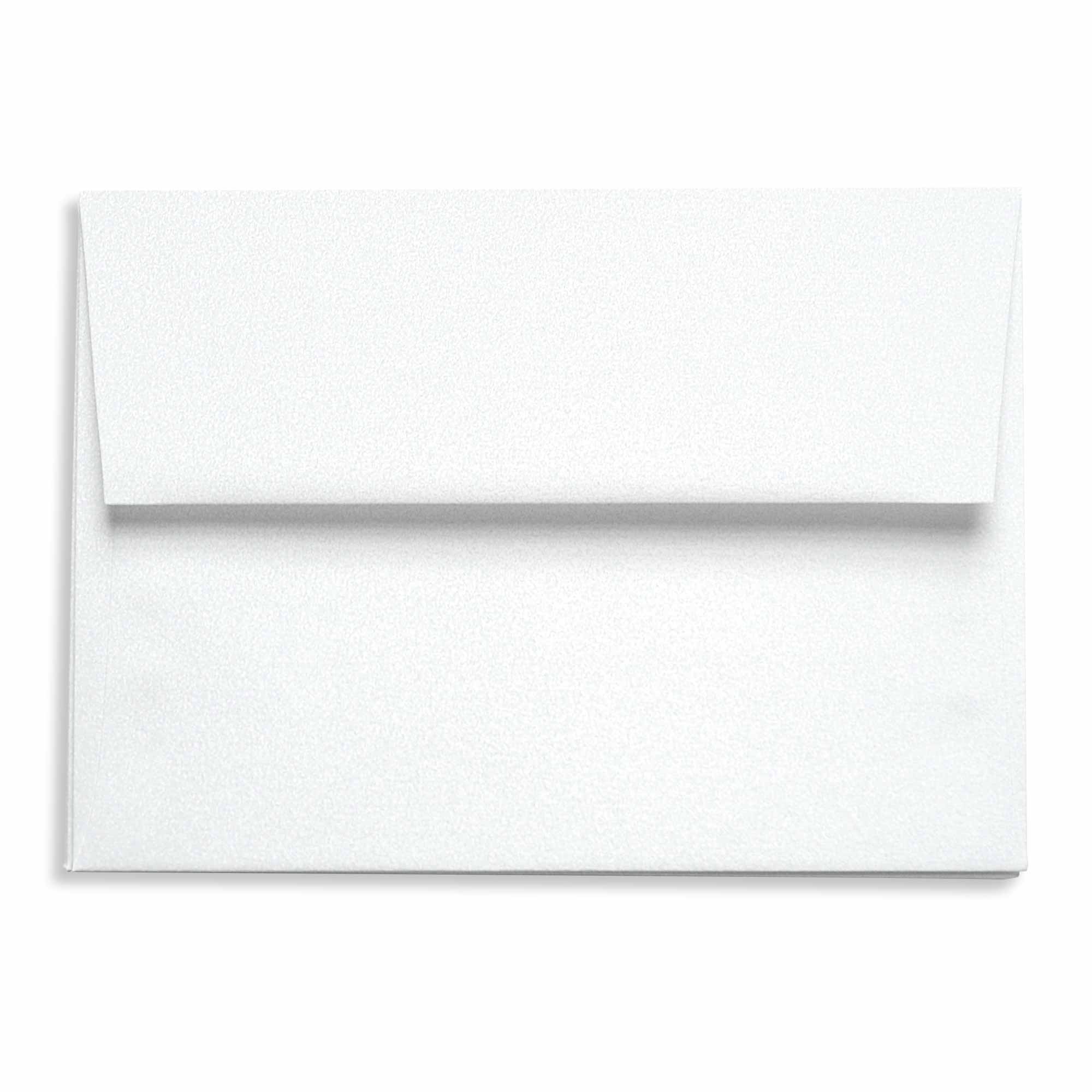 Crystal White Envelopes - A7 Stardream Metallic 5 1/4 x 7 1/4 Straight ...