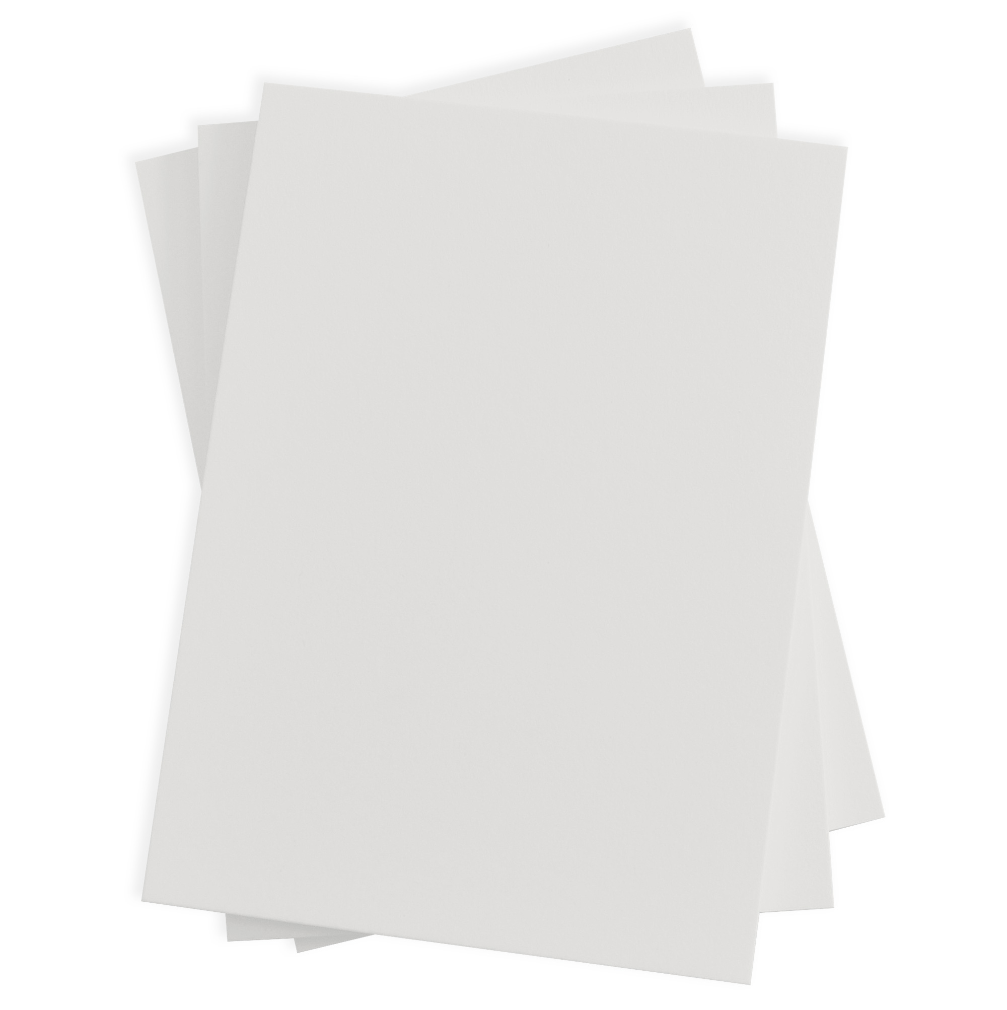 New Grey Folded Card - A1 Gmund Cotton 3 1/2 x 4 7/8 111C - LCI Paper