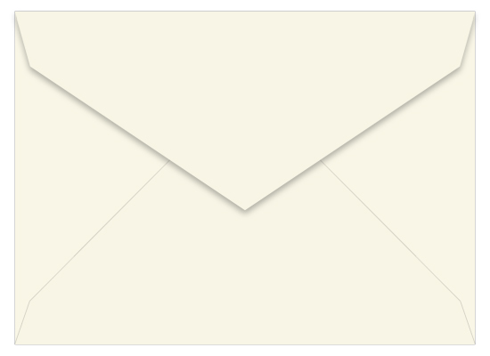 Ecru Envelopes - A1 LCI Smooth 3 5/8 x 5 1/8 Pointed Flap 70T