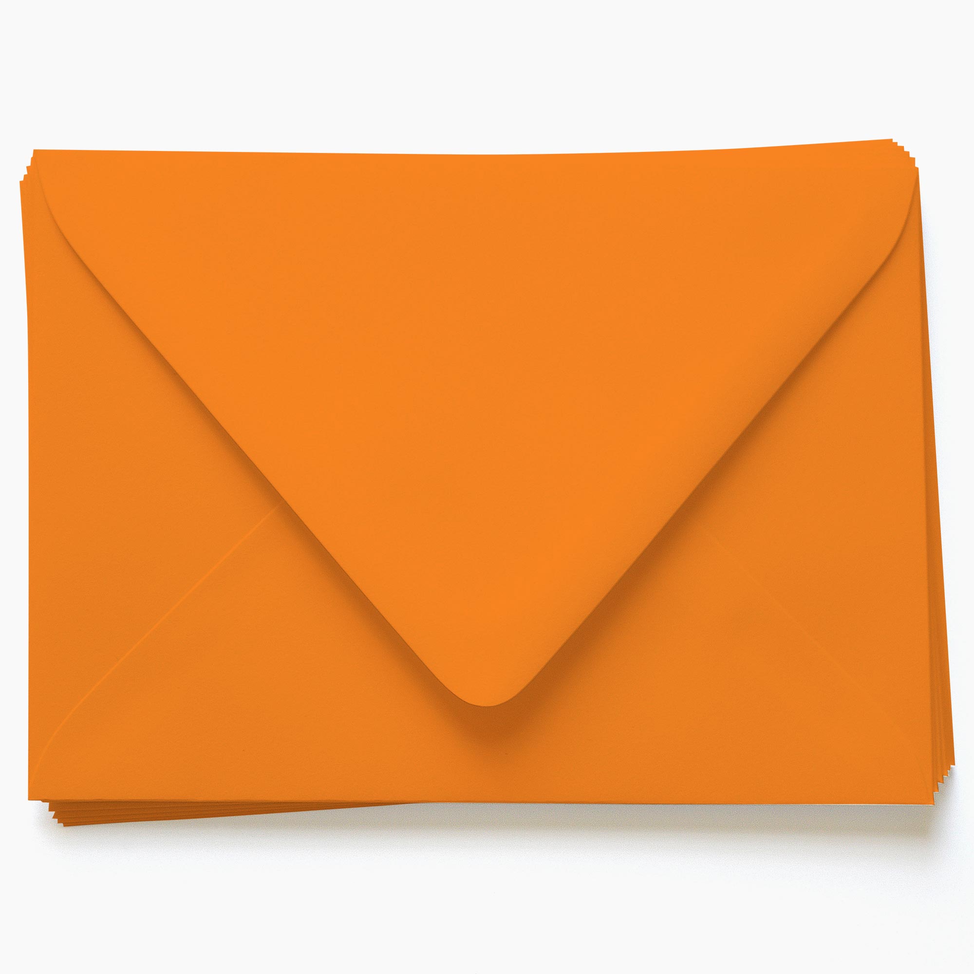 Pumpkin Orange Envelopes - A2 Gmund Colors 4 3/8 x 5 3/4