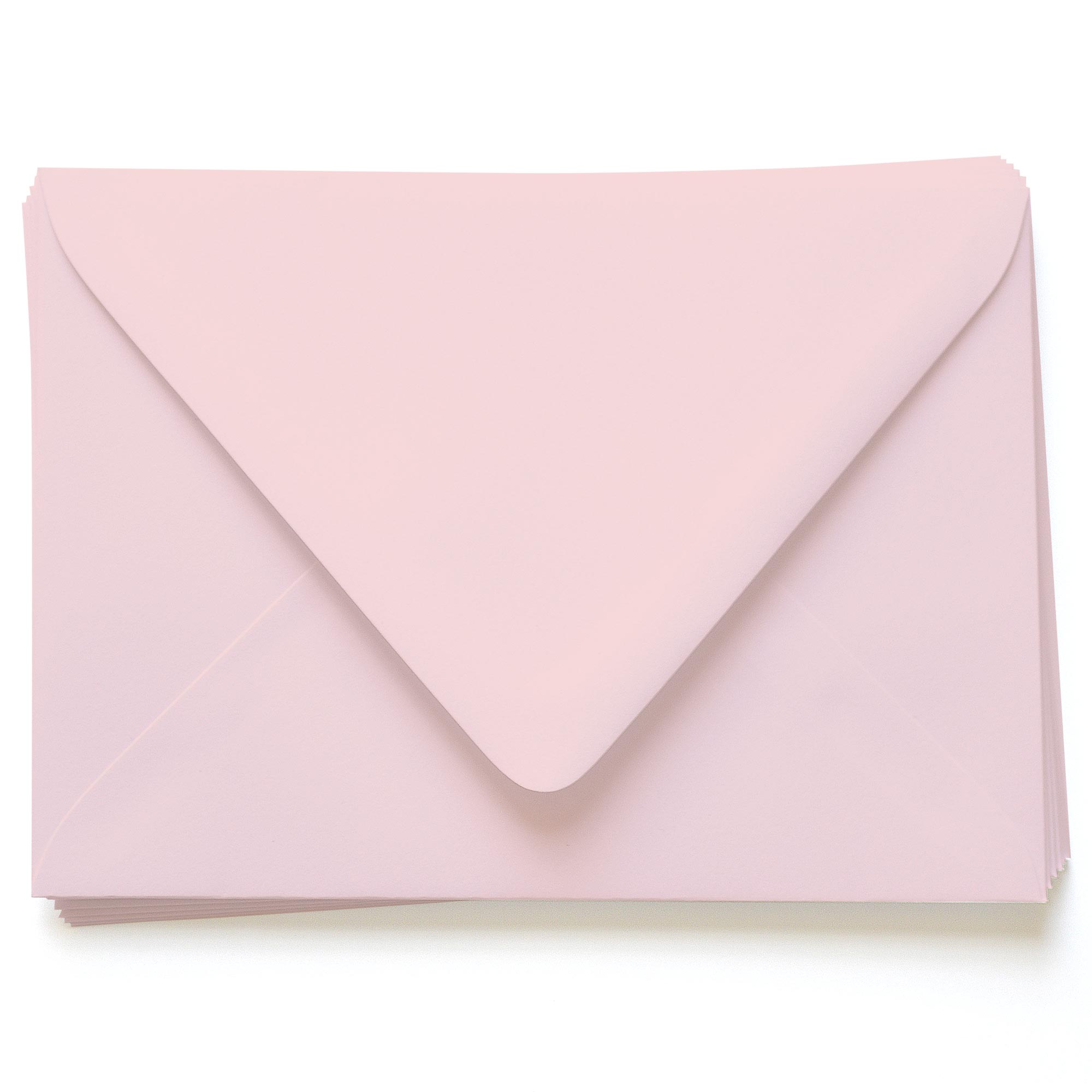 Rosa Pink Envelopes - A1 Gmund Colors Matt 3 5/8 x 5 1/8 Euro Flap 68T