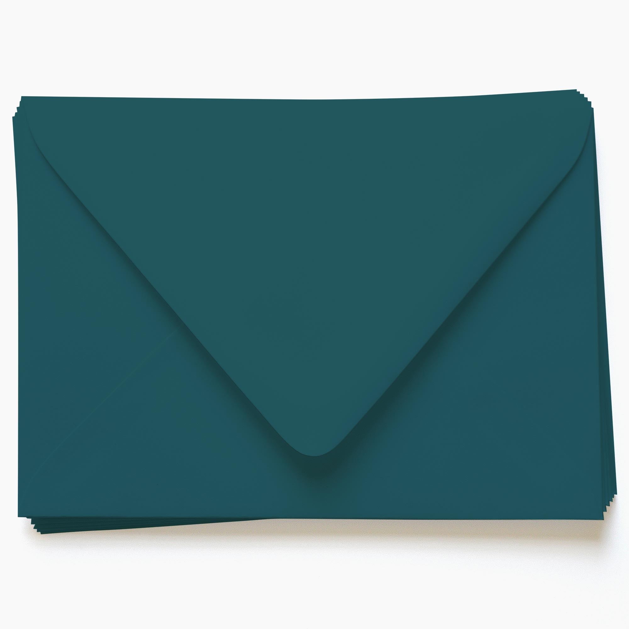 Dark Teal Blue A7 Envelopes | White Ink Printing Available